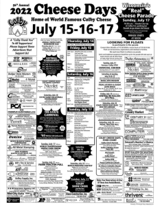 The 56th Annual Colby Cheese Days in Wisconsin – Medford Motors, Inc. Blog